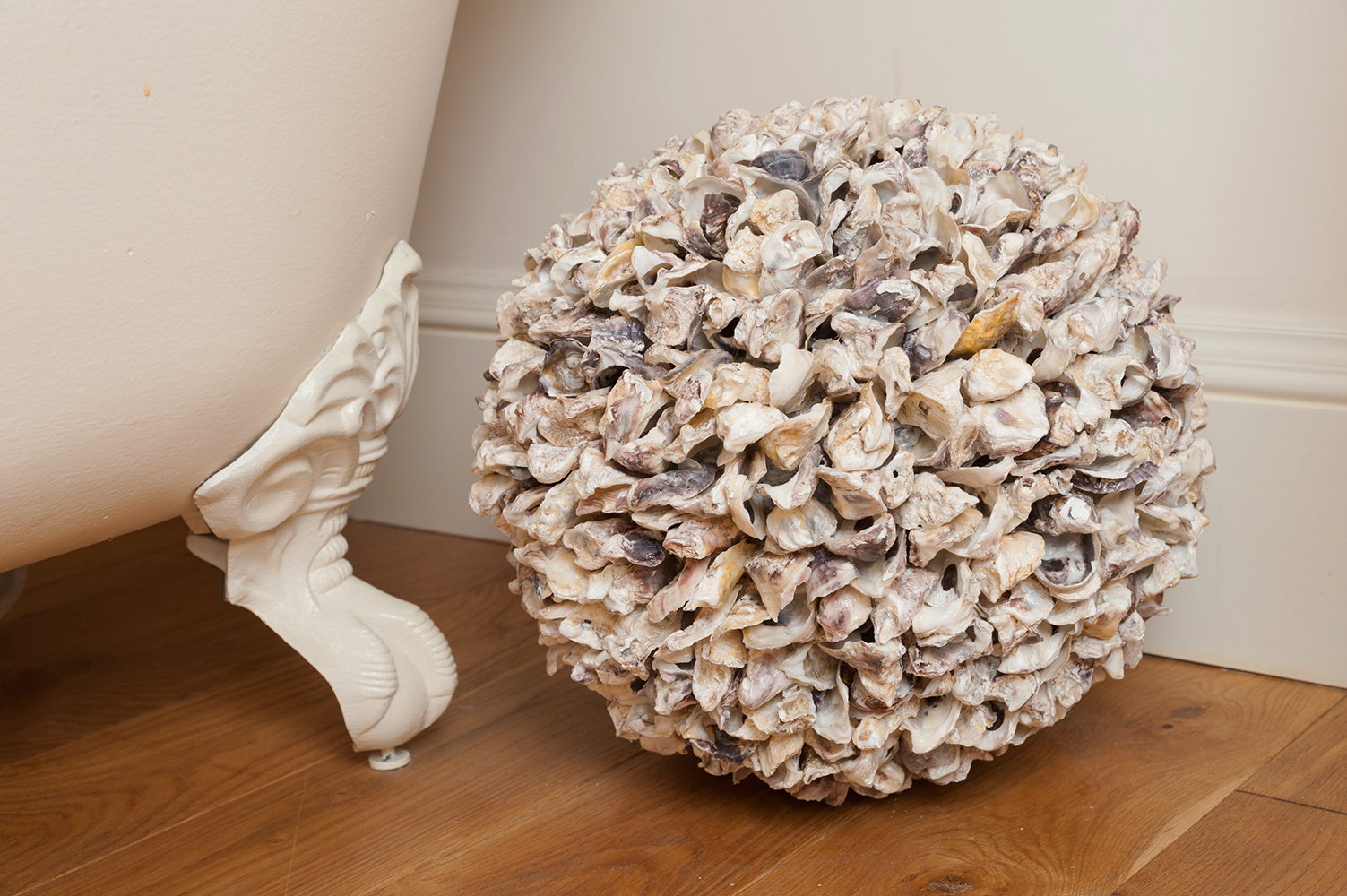 Giant shell balls | Nikki Page Antiques