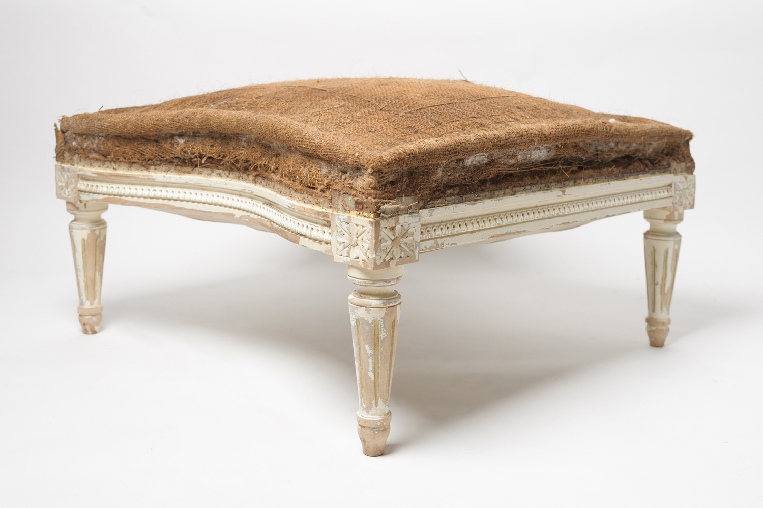 Antique French stool | Nikki Page Antiques