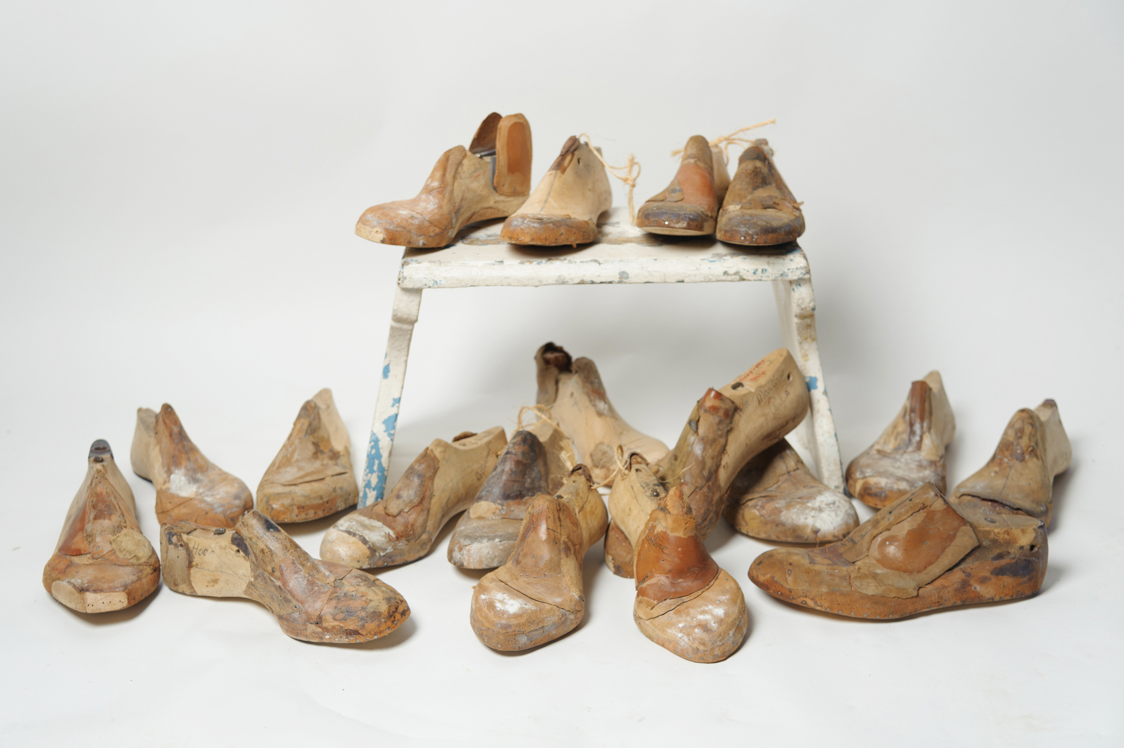 Collection of antique shoe trees | Nikki Page Antiques