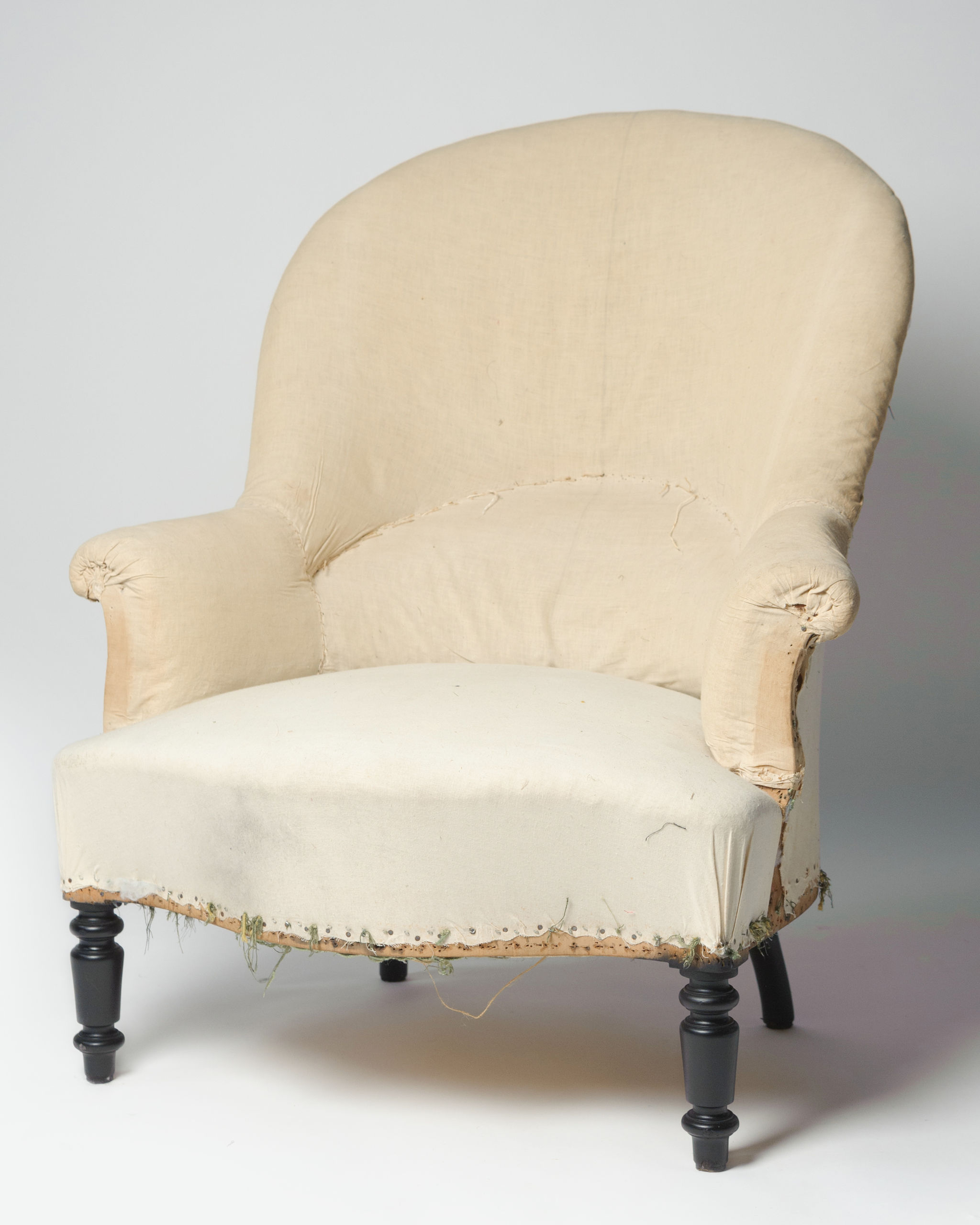 Antique French high back Napoleon III chair | Nikki Page Antiques