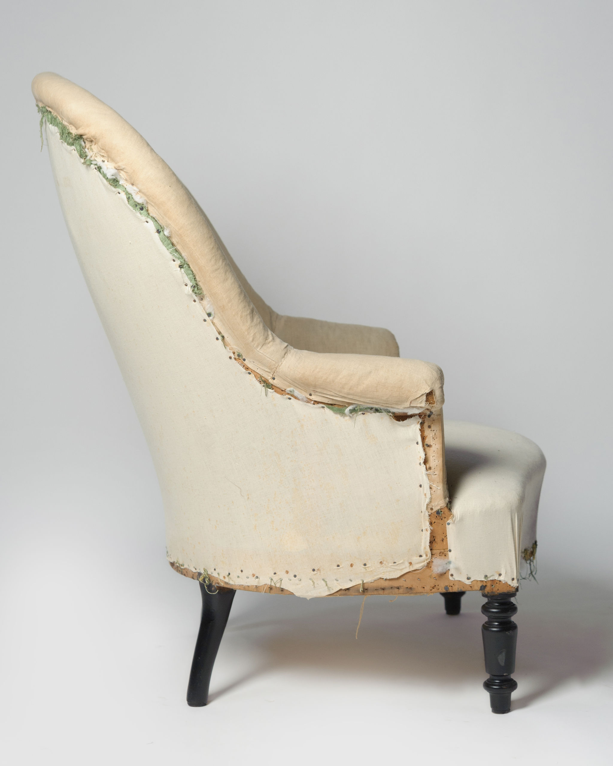 Antique French high back Napoleon III chair | Nikki Page Antiques