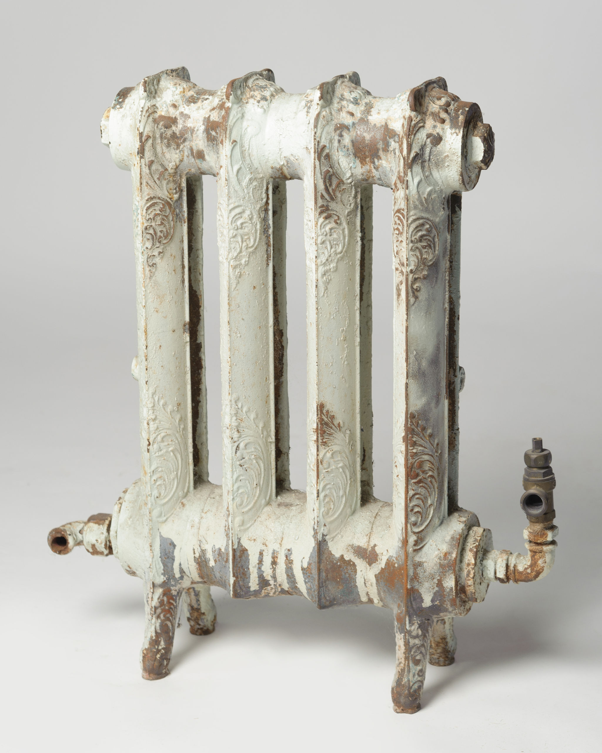 Rare small antique cast iron radiator | Nikki Page Antiques