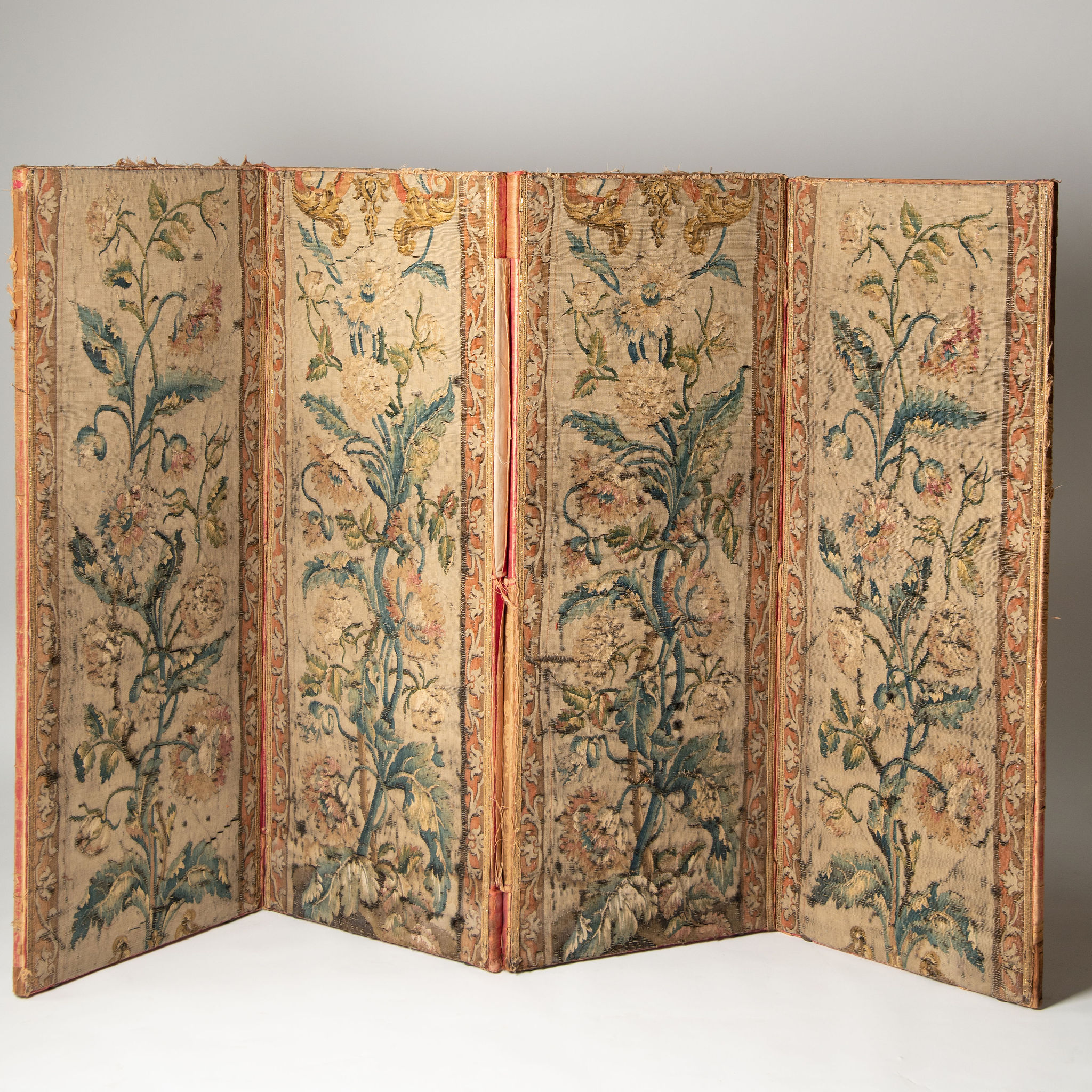 Antique 17th Century tapestry screen – wall panel | Nikki Page Antiques