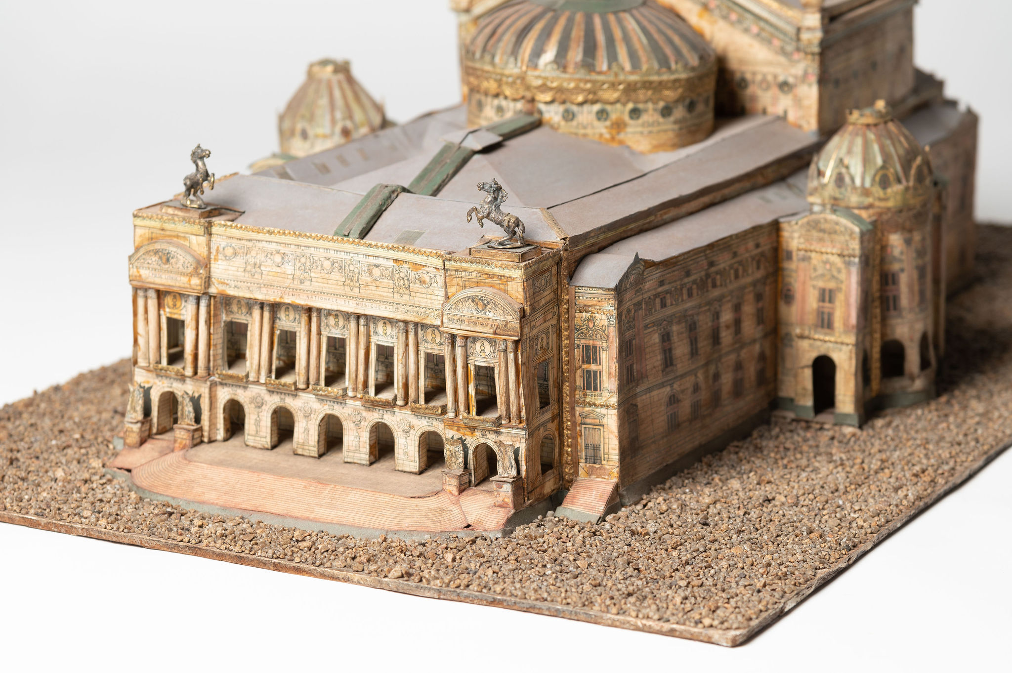 Rare antique model of the Paris Opera House | Nikki Page Antiques