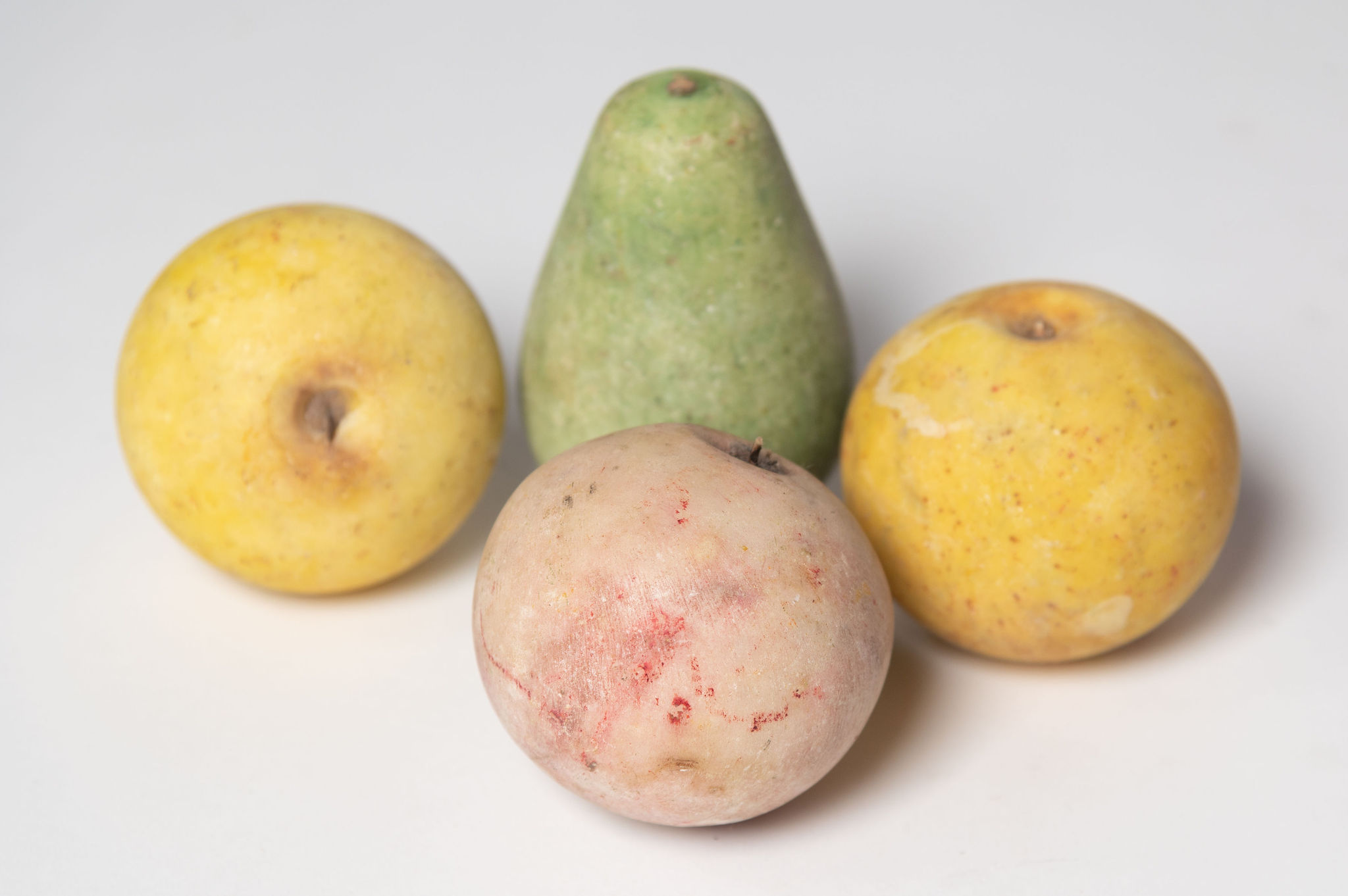 Collection of Italian marble fruit | Nikki Page Antiques