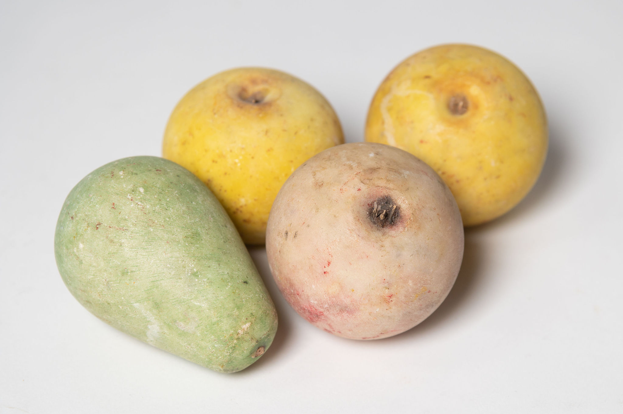 Collection of Italian marble fruit | Nikki Page Antiques