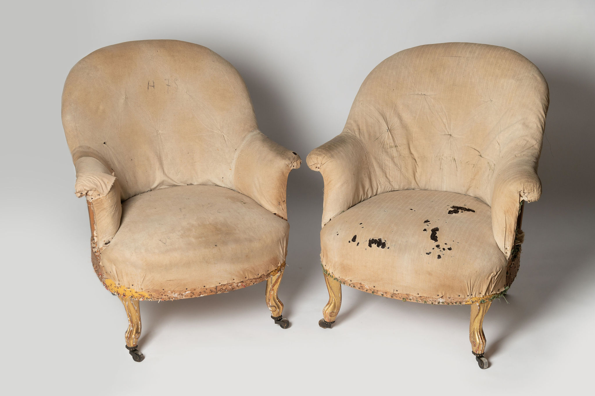 Pretty pair of antique French chairs | Nikki Page Antiques