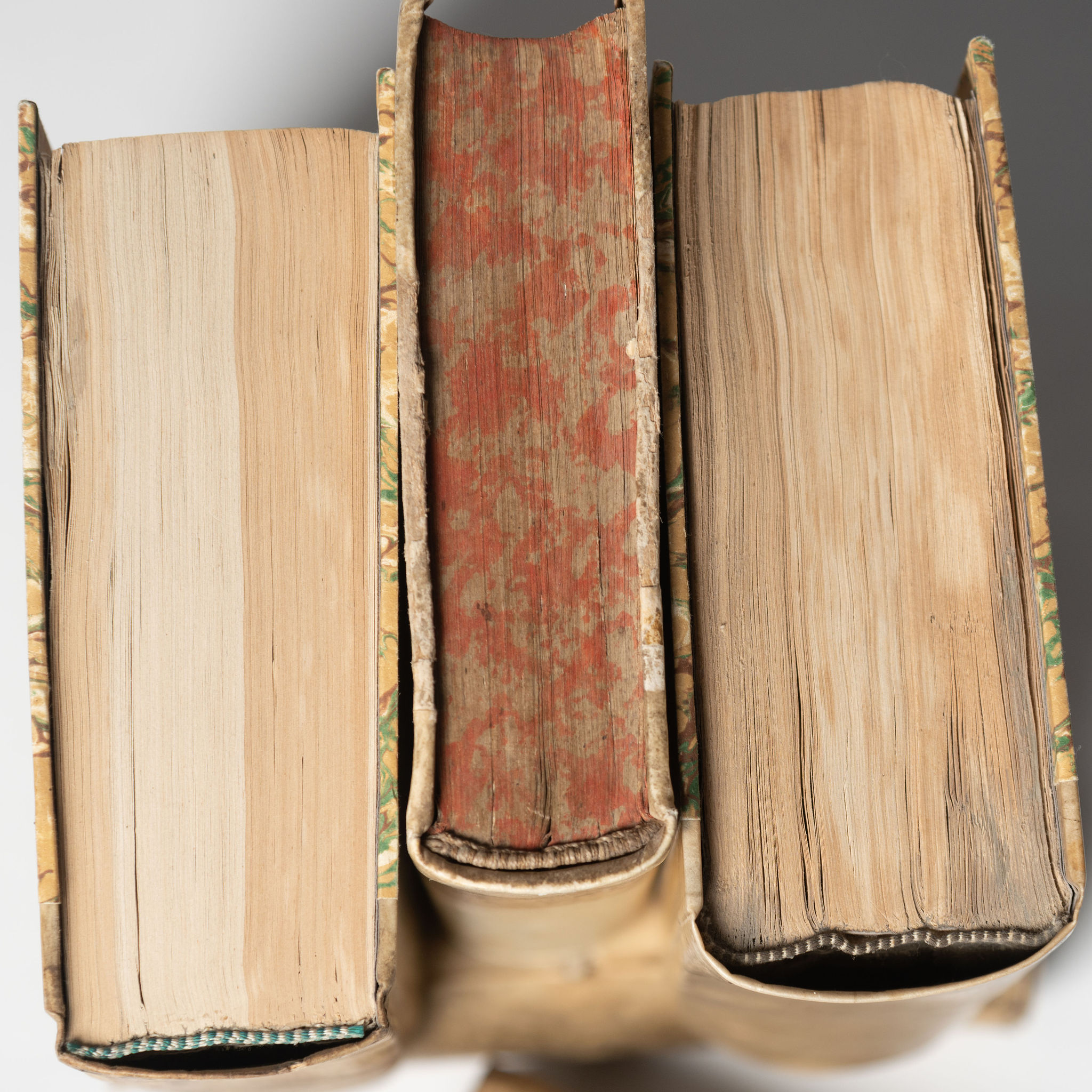 A collection of 5 antique vellum books | Nikki Page Antiques