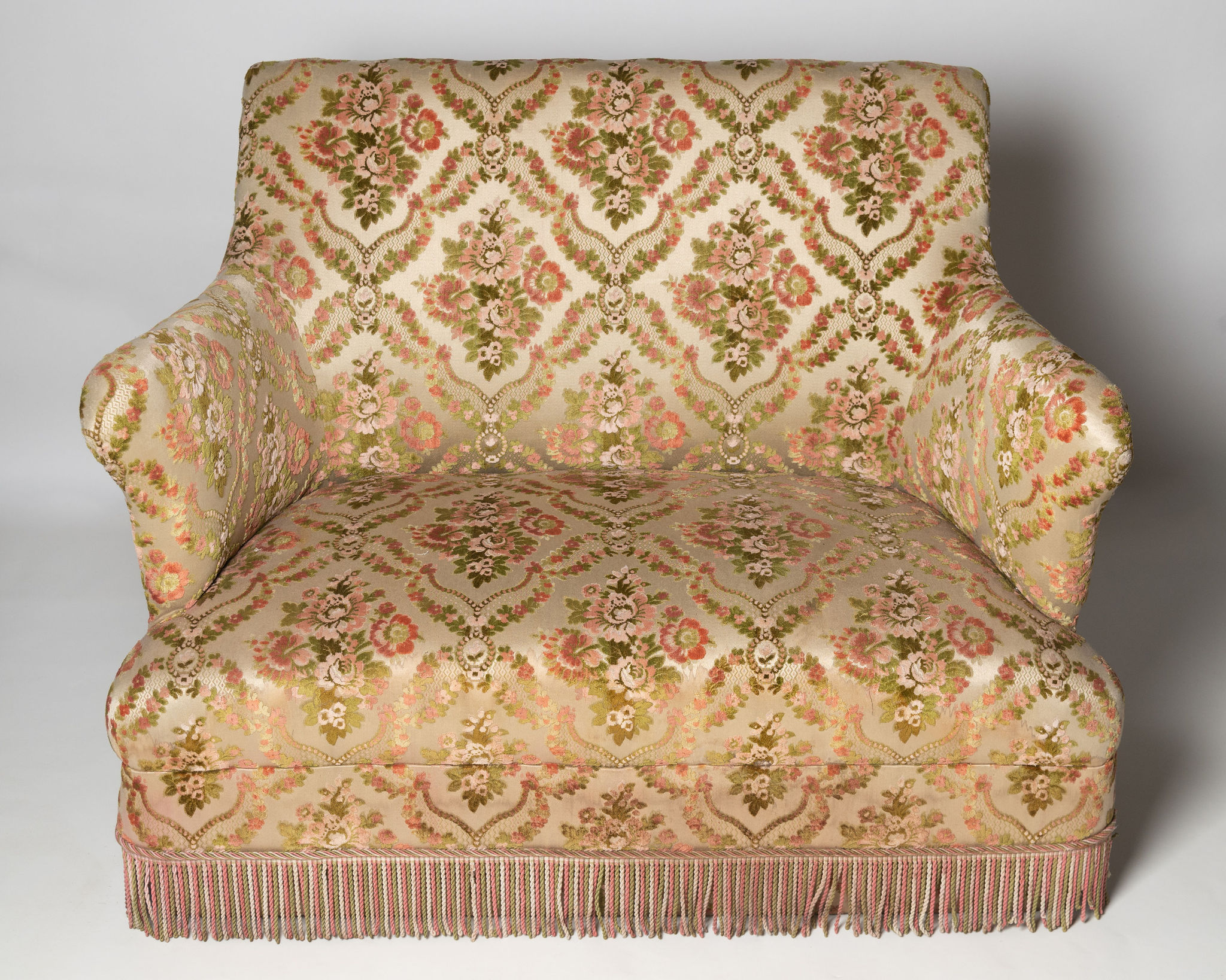 Small antique French sofa for upholstery | Nikki Page Antiques