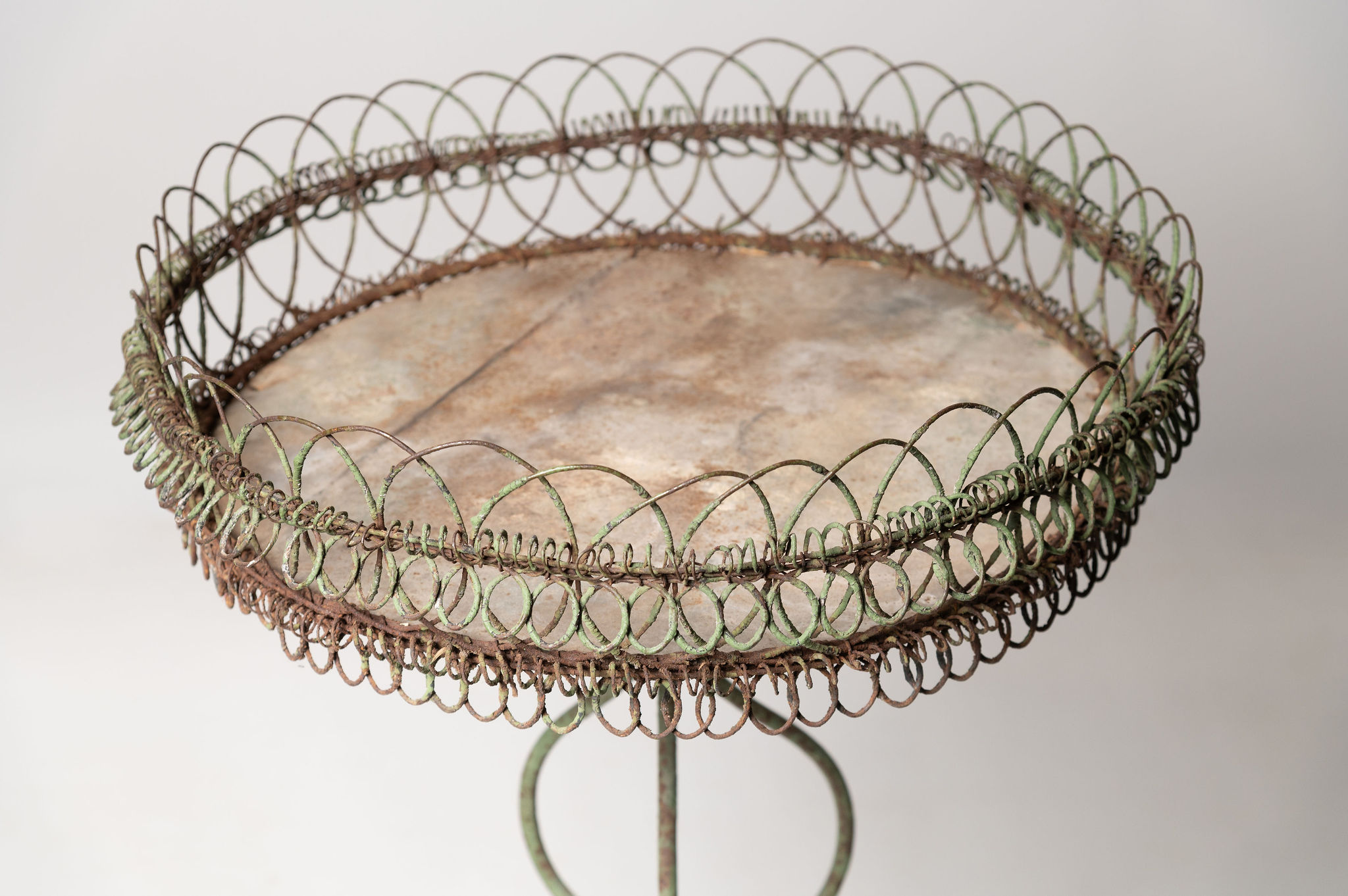 19th Century French wirework planter | Nikki Page Antiques