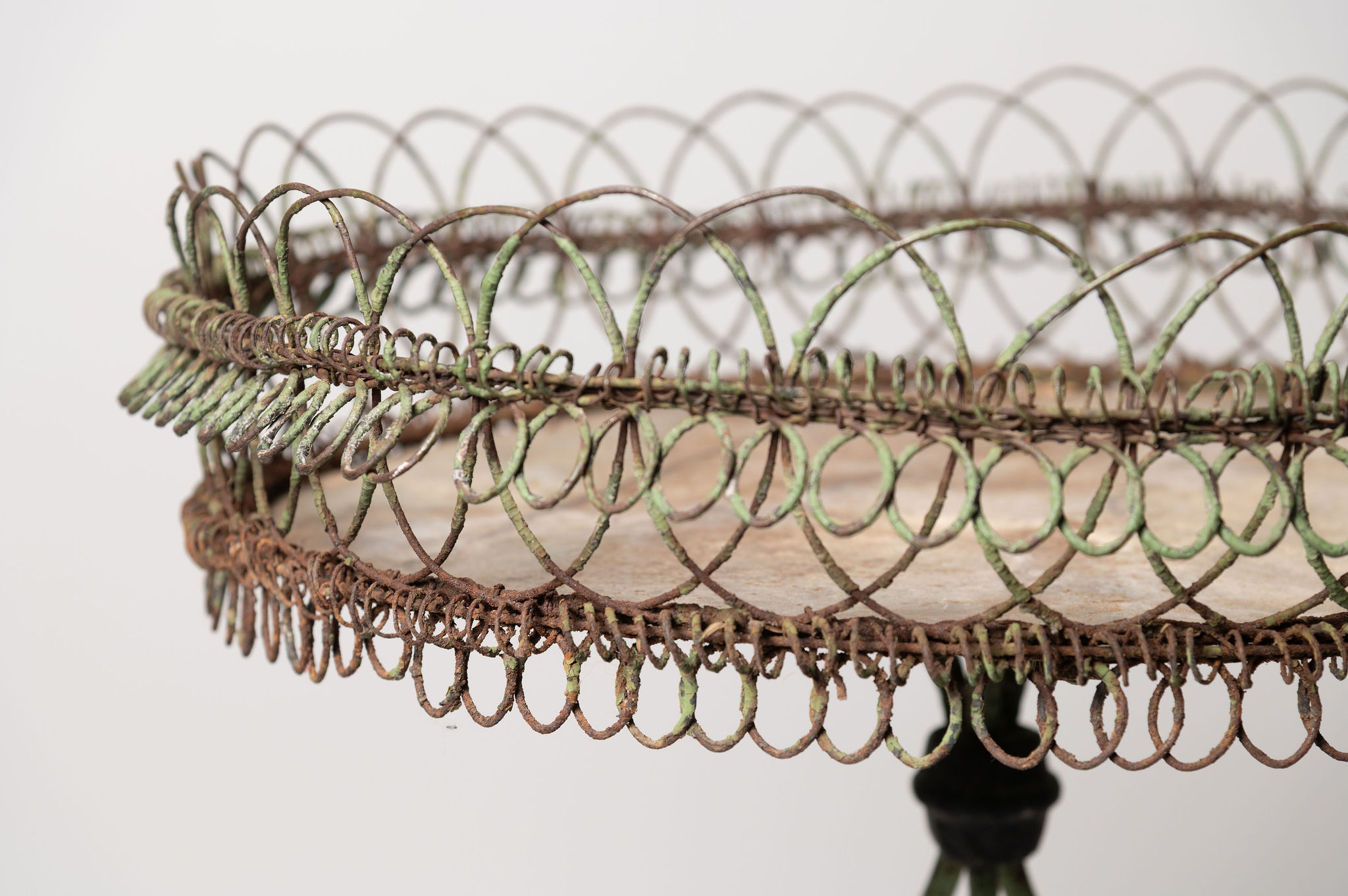 19th Century French wirework planter | Nikki Page Antiques