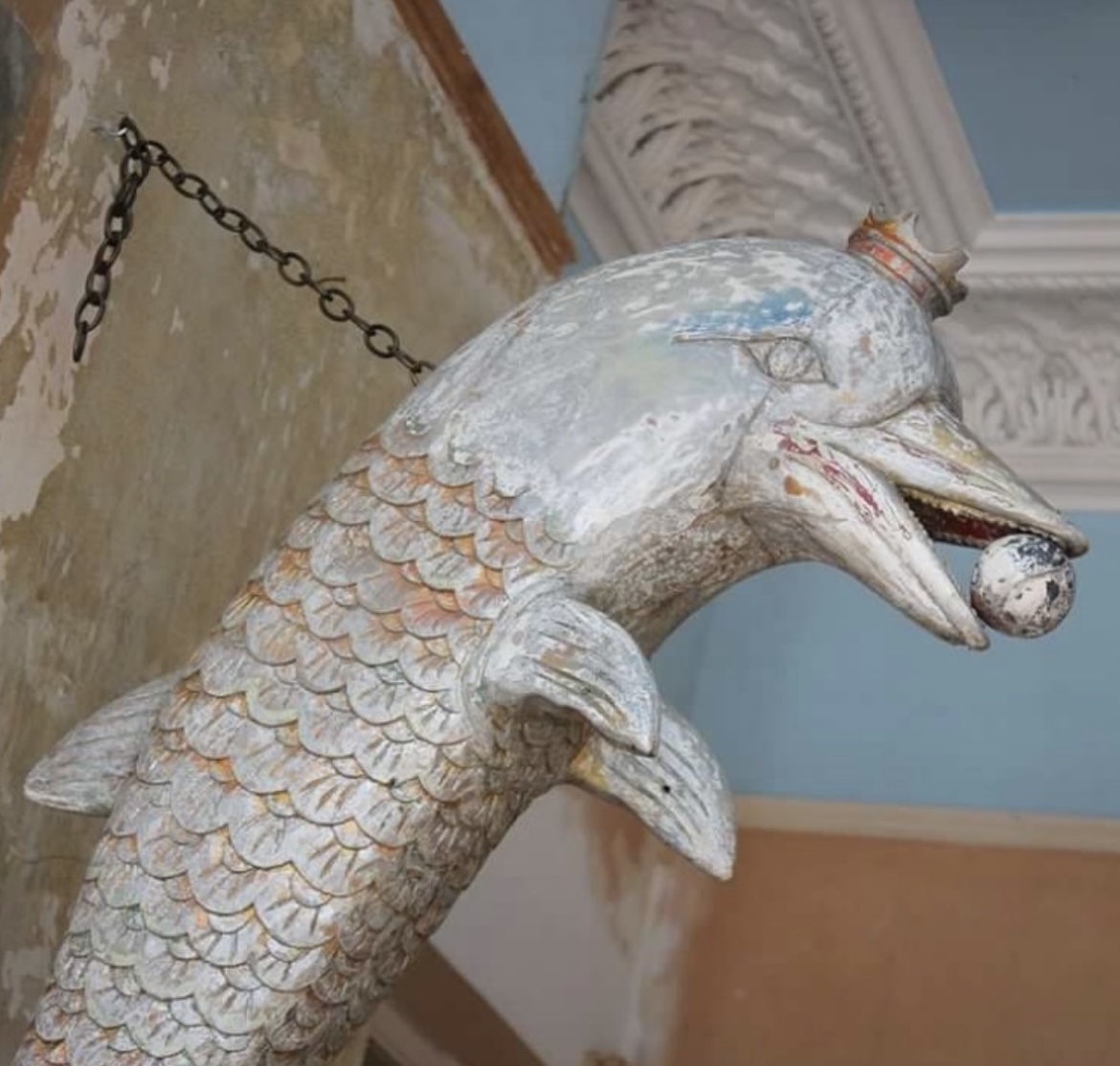 Antique carousel Dolphin | Nikki Page Antiques